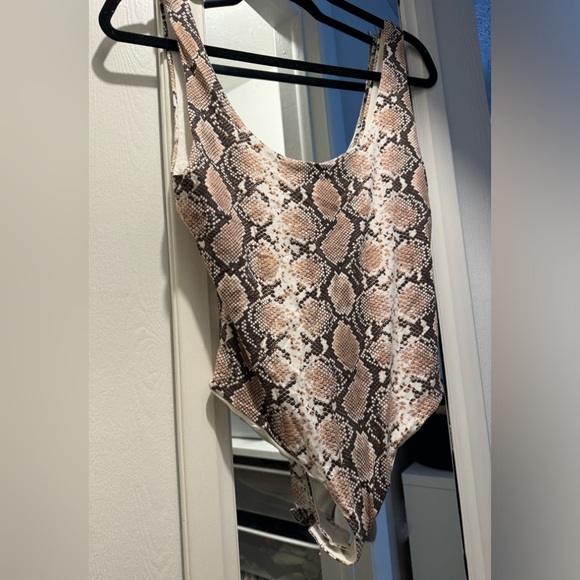 Topshop | Tops | Snake Bodysuit | Poshmark